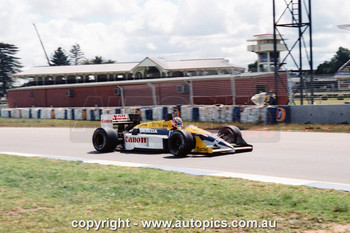 86AGP10KM3015 - Nigel Mansell, Australian Grand Prix, Adelaide, 1986 ...