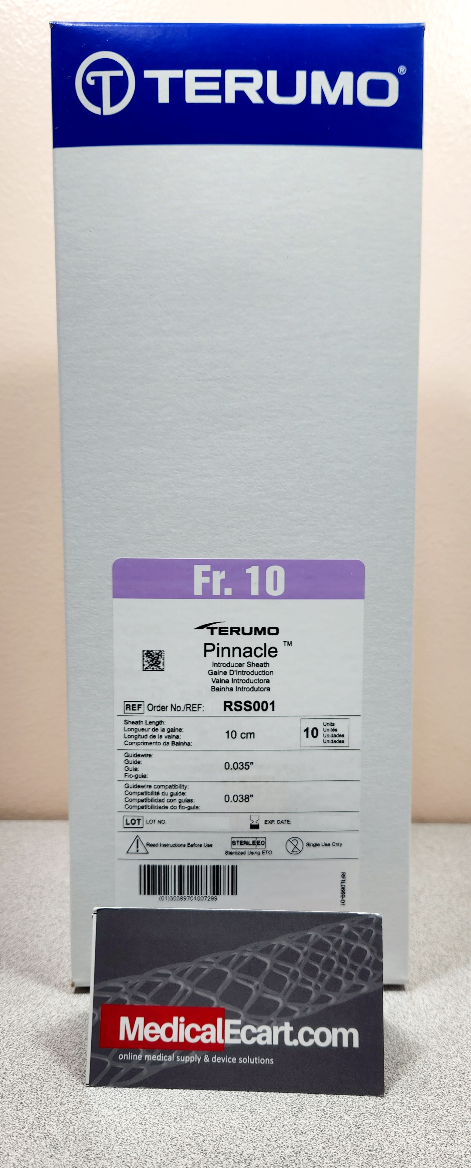 RSS001, Terumo, Pinnacle, Introducer, Sheath