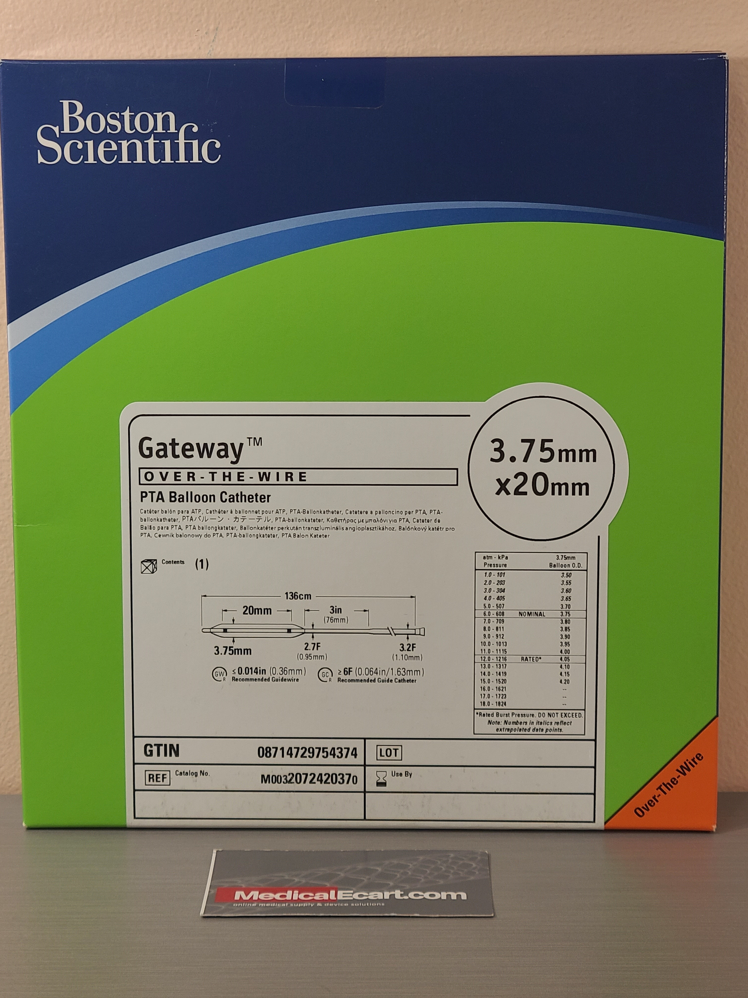 Boston Scientific M004PF41M401 FARAWAVE™ 41M401, (PFA) Catheter, 12Fr ...