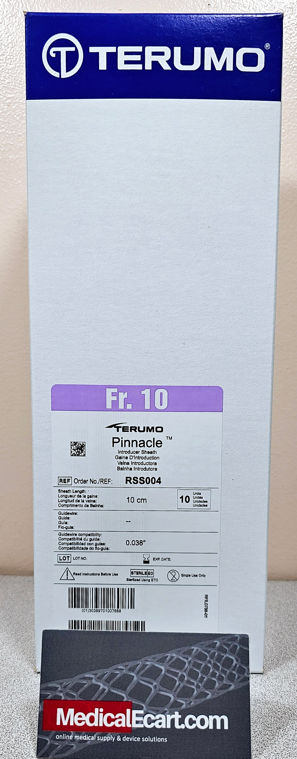 RSS001, Terumo, Pinnacle, Introducer, Sheath