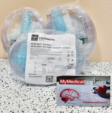 Medline HUD1884 Hudson Micro Mist Nebulizers Kit with Tee Mouthpiece ...