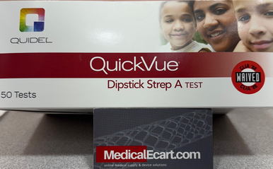 20108 QuickVue Dipstick Strep A Test Kit, 50 tests per Box ...