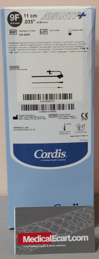 Cordis 402-609X AVANTI® + Mid-Length Sheath Introducer, 402609X, with ...