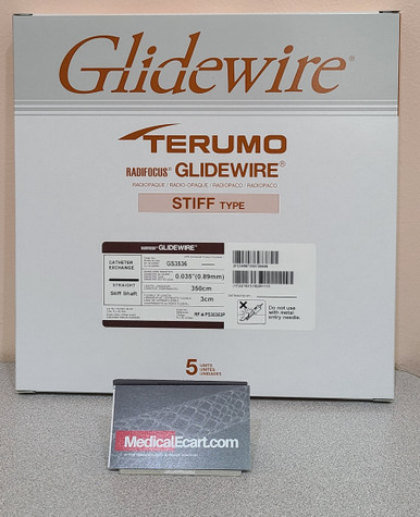 Terumo GS3536 GLIDEWIRE® Hydrophilic Coated Guidewire, Stiff Shaft, 0. ...