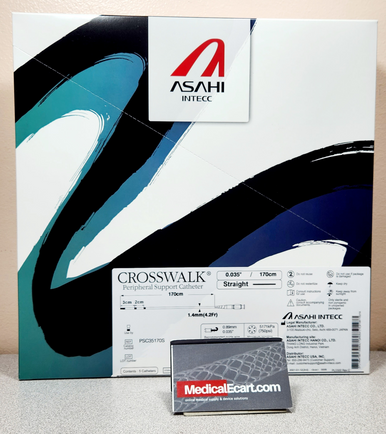 Asahi PSC35170S CROSSWALK® Peripheral Support Catheter, 0.035" X 170 cm ...