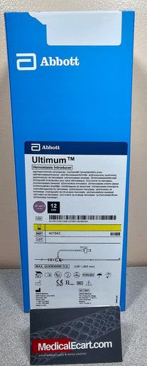 407843 St. Jude ULTIMUM™ Hemostasis Introducer 12cm Sheath with ...