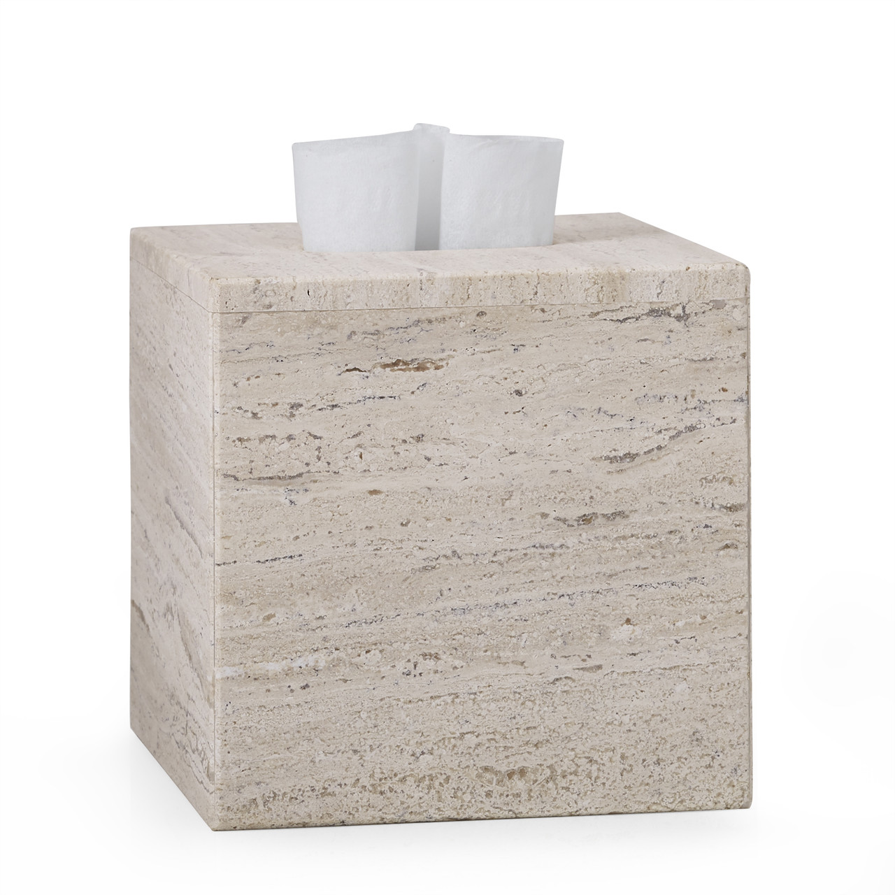 Natural Stone Tissue Box - Aztec Travertine | Labrazel