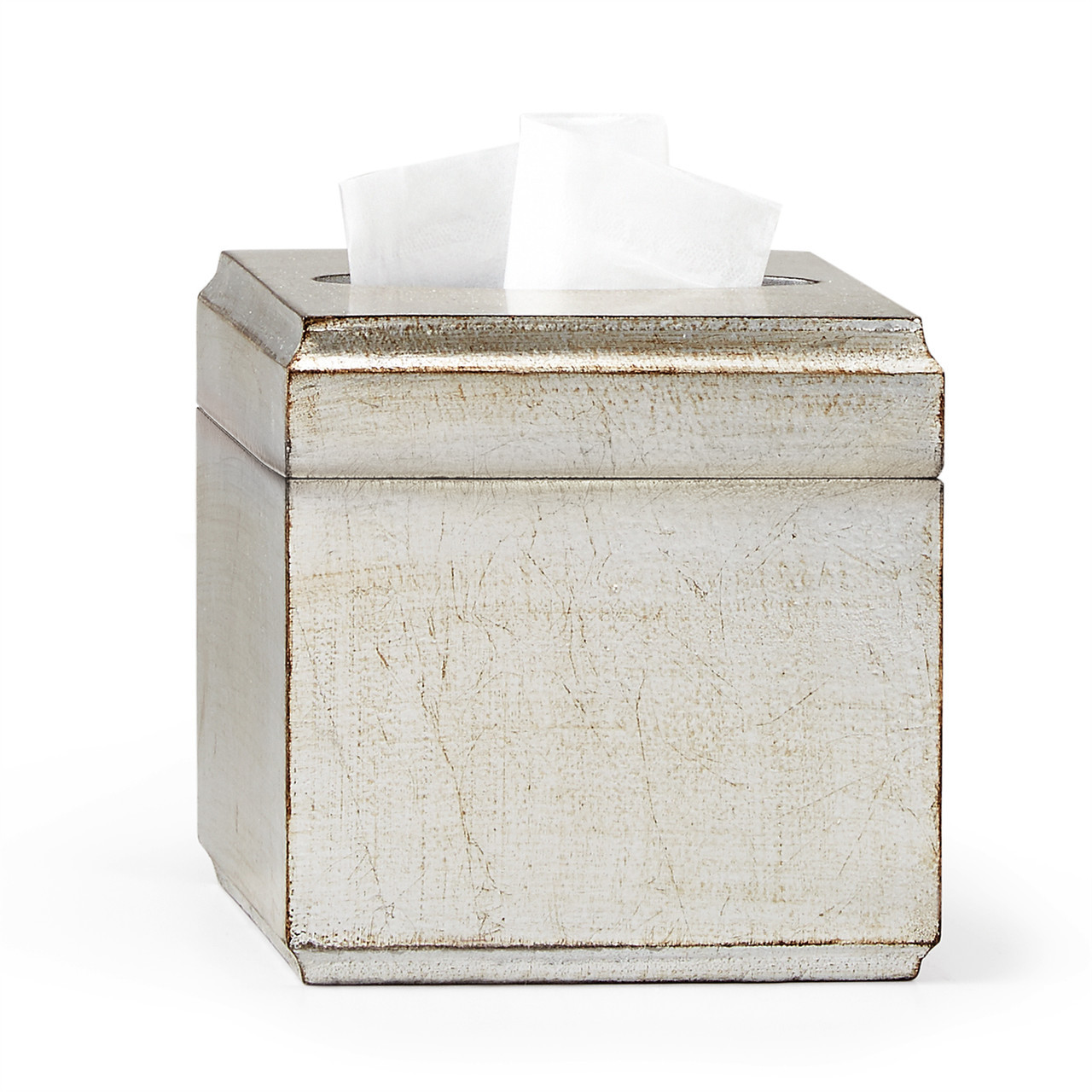 Luxury Silver Tissue Box from Italy - York | Labrazel