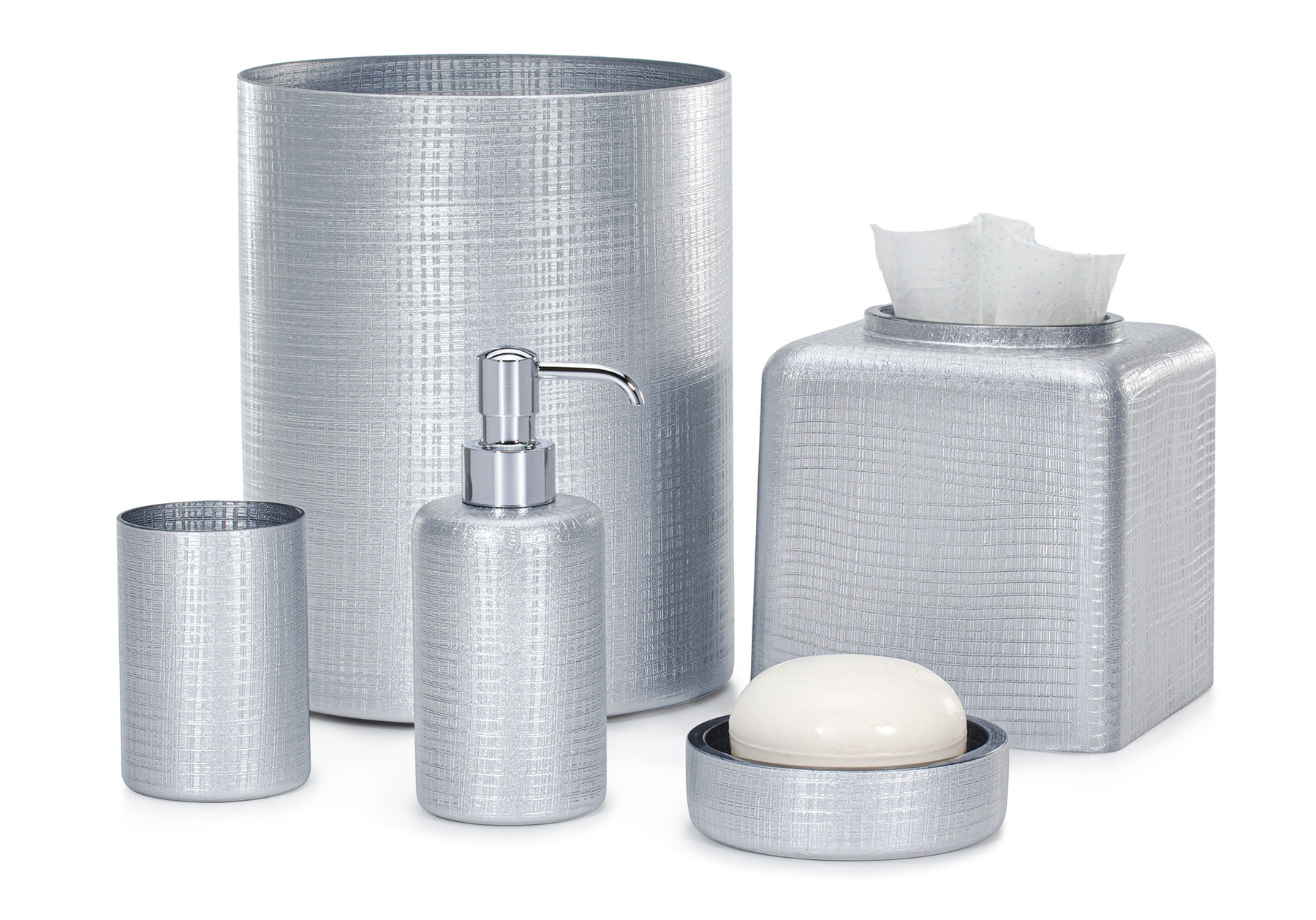 Luxury Silver Bathroom Accessories - Cambric | Labrazel