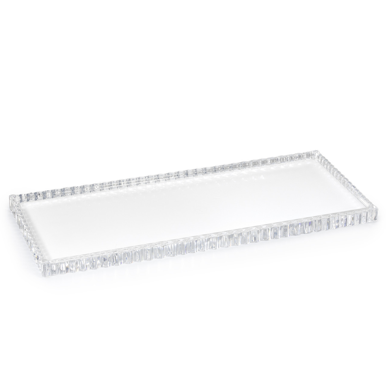 Italian Crystal Vanity Tray - Prisma Bath Collection | Labrazel