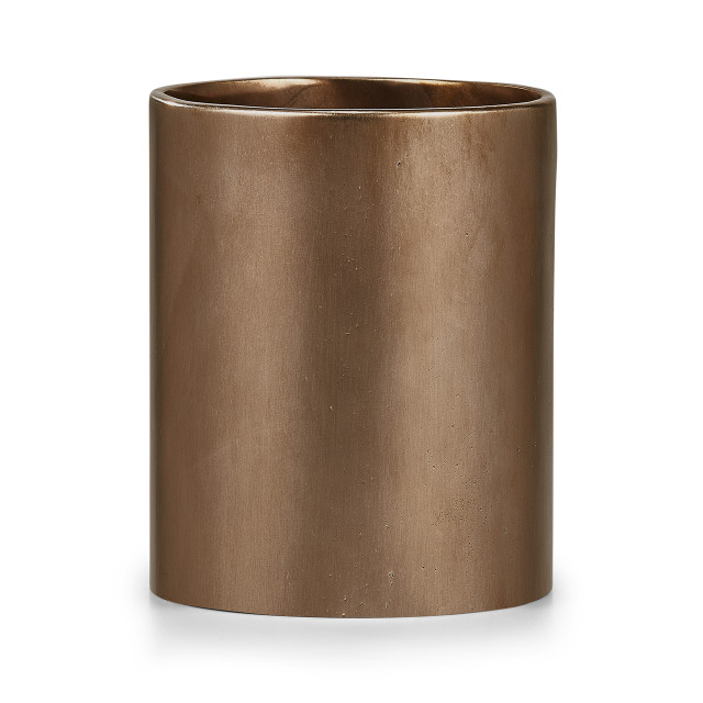 Cast Bronze Waste Basket - Silicon Bronze Medium | Labrazel