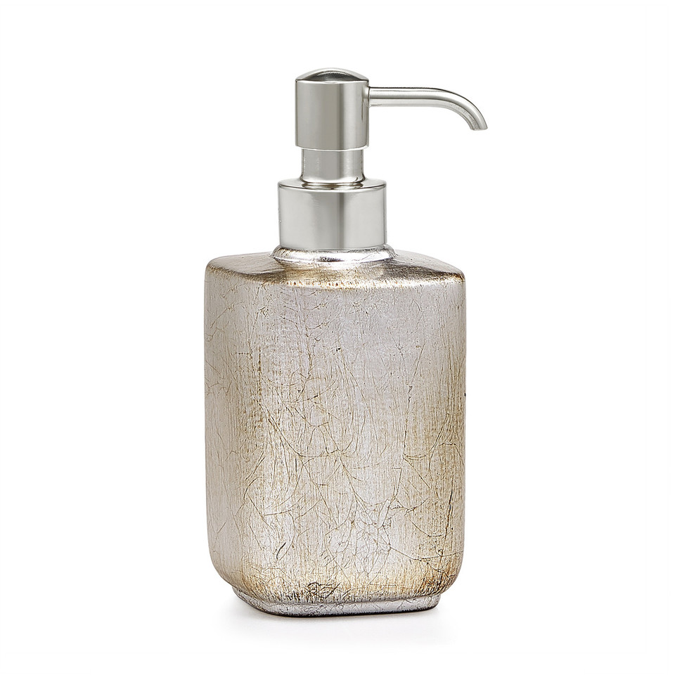 Luxe Silver Soap Dispenser - Ava Bath Accessories | Labrazel