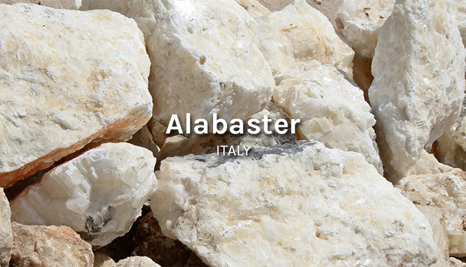 White Stone Bath Accessories in Italian Alabaster | Labrazel