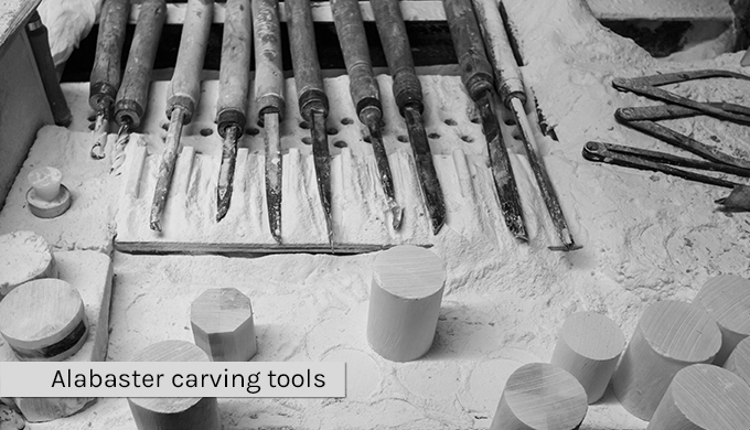 White Stone Bath Accessories in Italian Alabaster | Labrazel