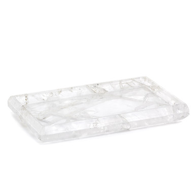 Luxe Rock Crystal Bathroom Vanity Tray | Labrazel