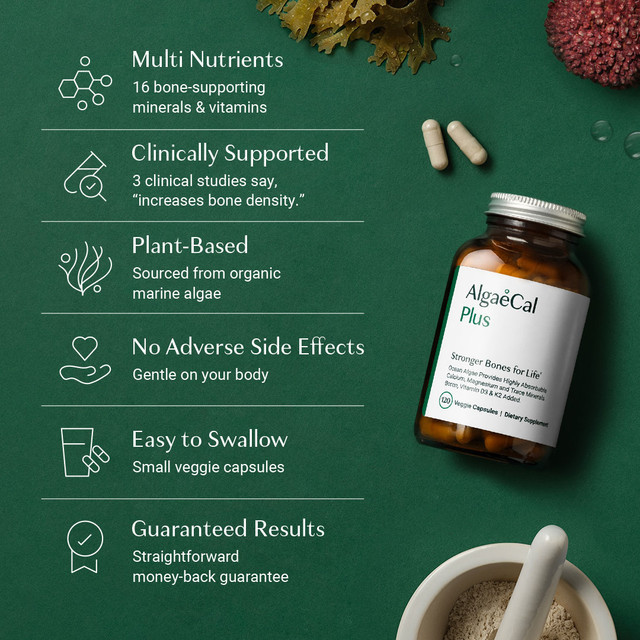 AlgaeCal Plus - Natural Algae Based Calcium Supplements
