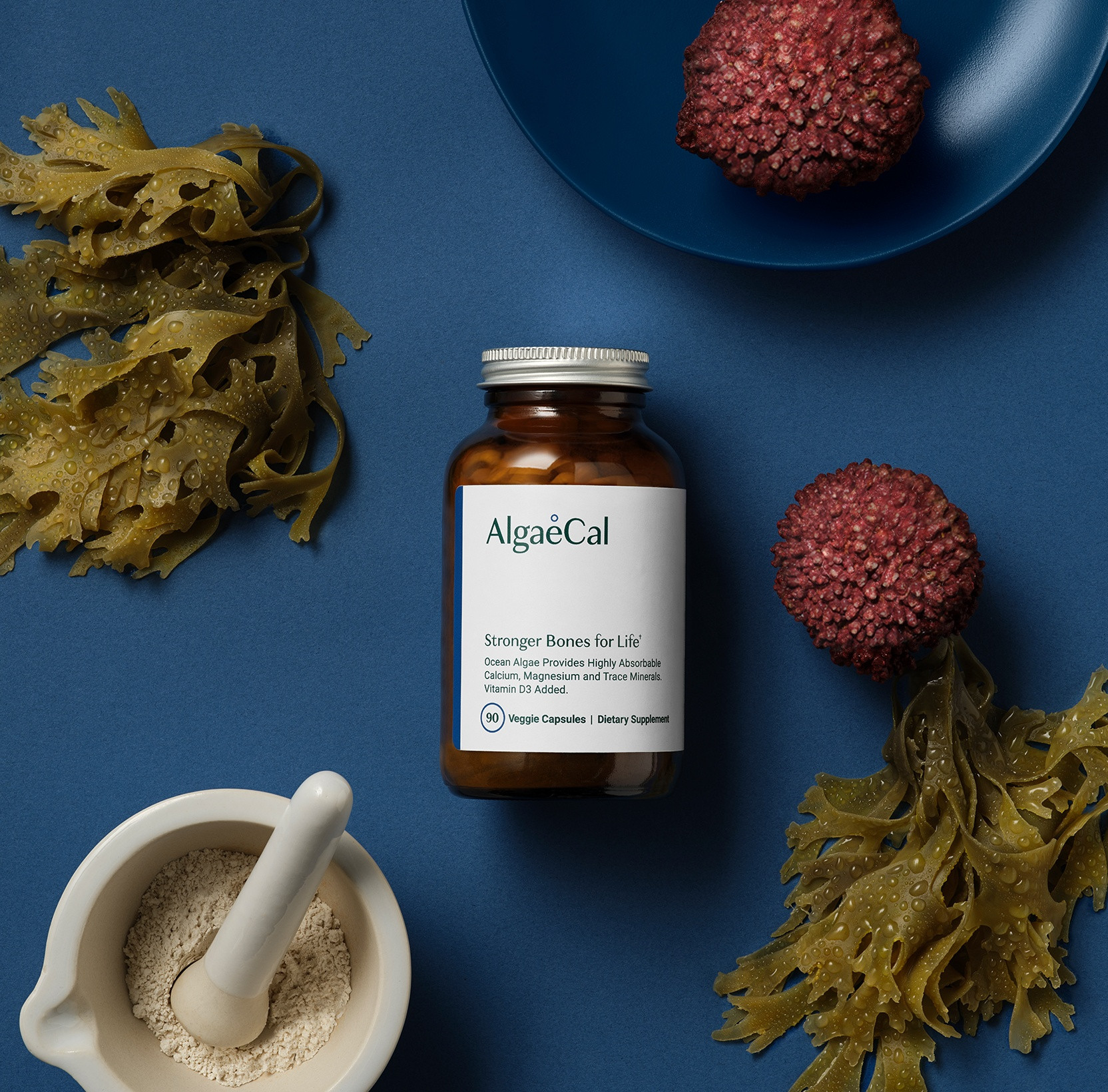 AlgaeCal Basic - Natural Calcium & Vitamin D Supplements