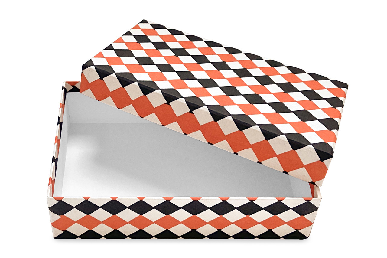 Katazome Checkers Boxes