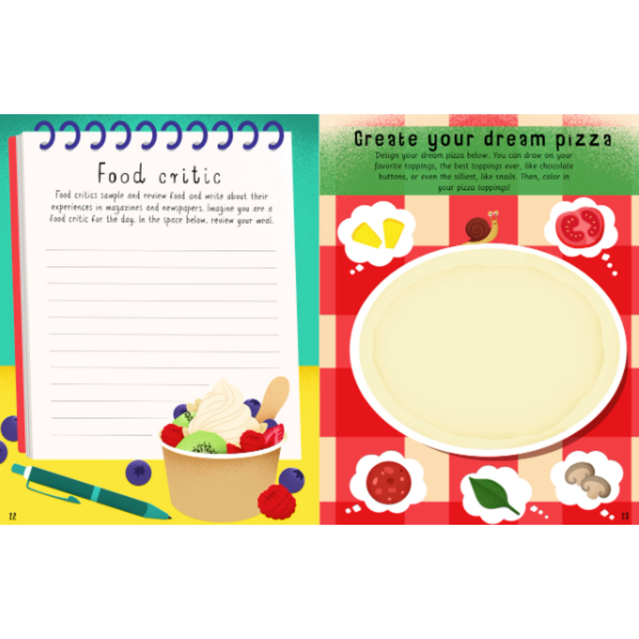 At the Restaurant Activity Book