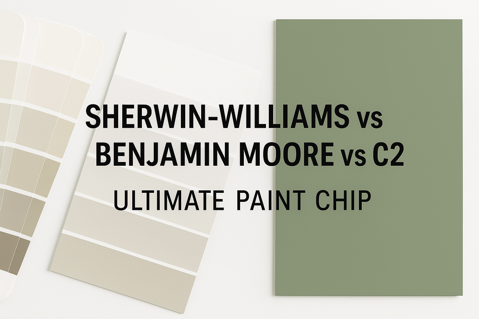Sherwin-Williams vs Benjamin Moore vs C2 Paint: Brands, Tiers & Color ...