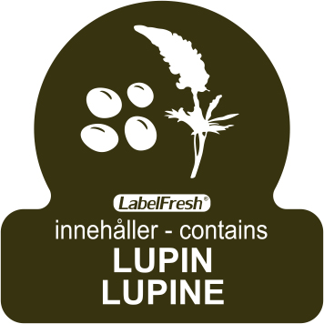 Label Fresh Code Label Lupine Gray Paper - Wegter Brands