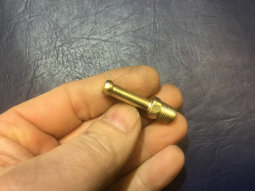 1955 1959 Cadillac Intake Manifold Brass Vacuum Line Fitting Original