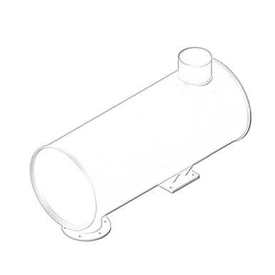 ONAN 3971045 - MUFFLER ONAN/CUMMINS - Original OEM part | Cummins OEM Parts