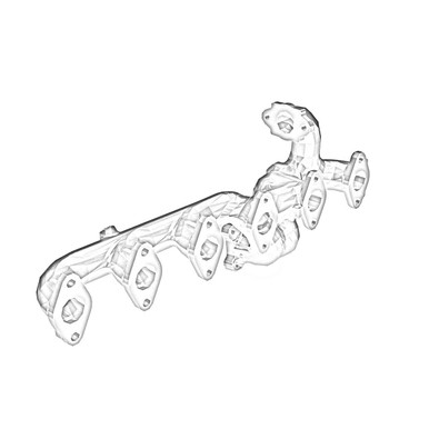 ONAN 5564145 - MANIFOLD EXHAUST ONAN/CUMMINS - Original OEM part ...