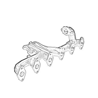 ONAN 5564147 - MANIFOLD EXHAUST ONAN/CUMMINS - Original OEM part ...