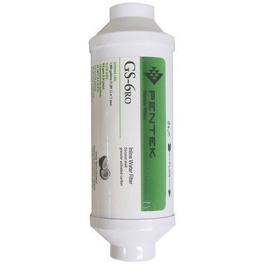 Pentek 255515-43 GS-6RO-B Coconut Carbon In-Line Filter Cartridge (2" x ...