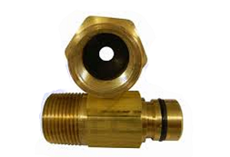 60706-12 Fleck DLFC 3/4"F X 2510/5800 Connector Kit, 12 GPM, Brass ...