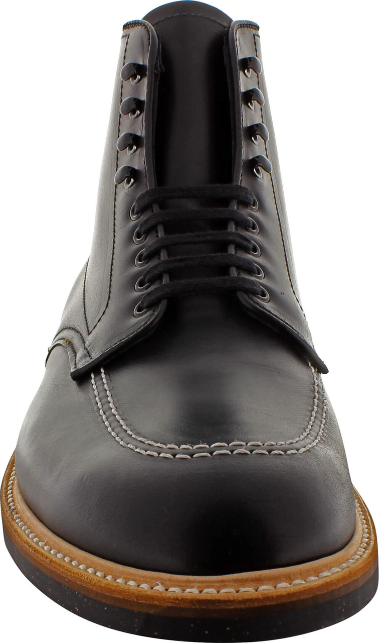 Alden 401 - Iconic Alden Indy Boot - Black-White Stitch - The Shoe Mart