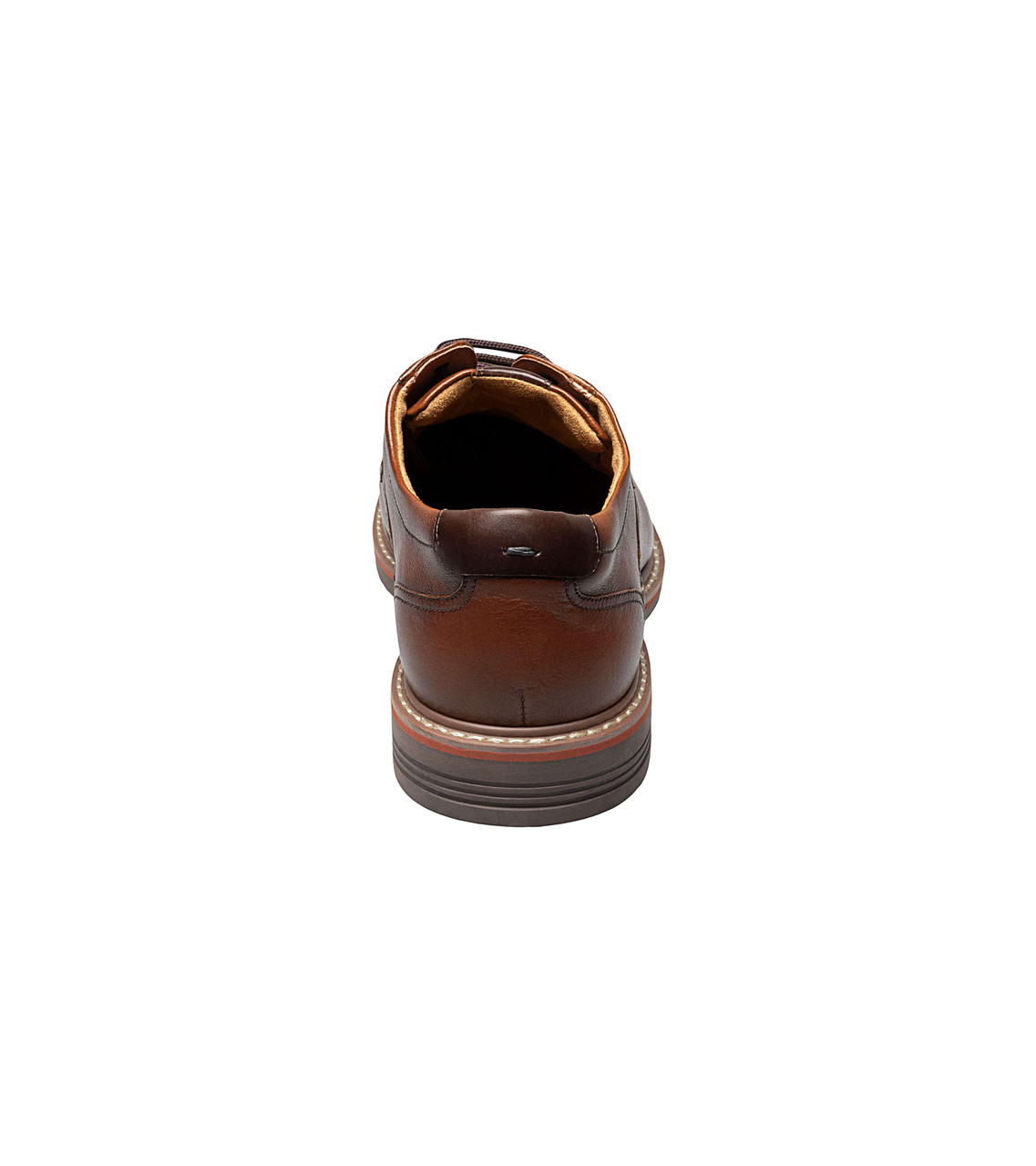 Florsheim Men's Norwalk Plain Toe Ox 13369-222 Cognac Tum - The Shoe Mart
