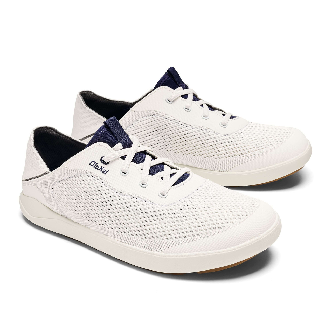 Olukai Men's Moku Pae 10472-WBHF Bright White-Pacifica - The Shoe Mart