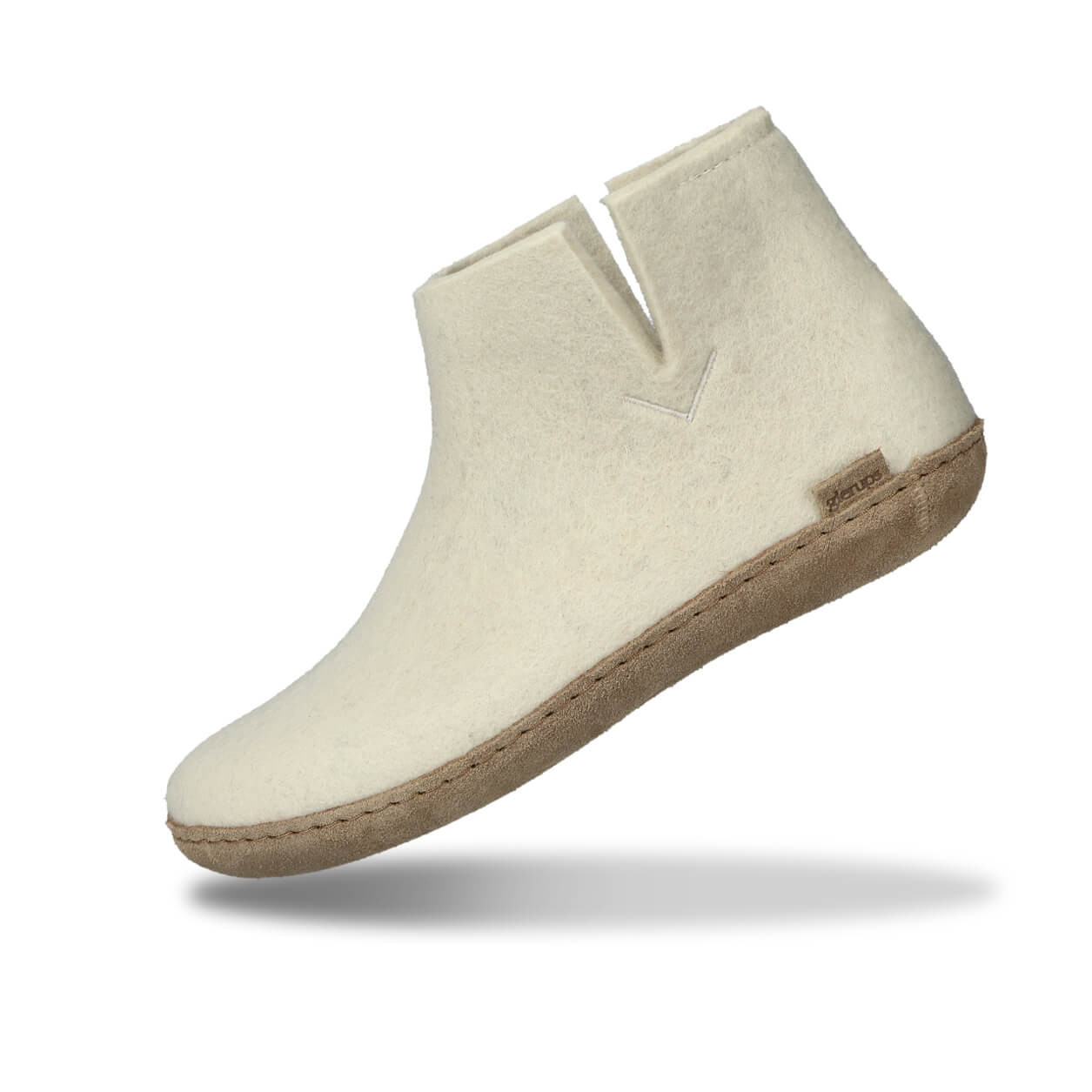 Glerups Unisex Felt Boots G-03 White - The Shoe Mart
