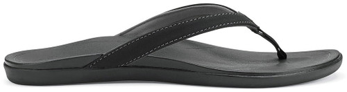 Olukai Women's HO‘ŌPIO 20294-OXOX Onyx-Onyx - The Shoe Mart