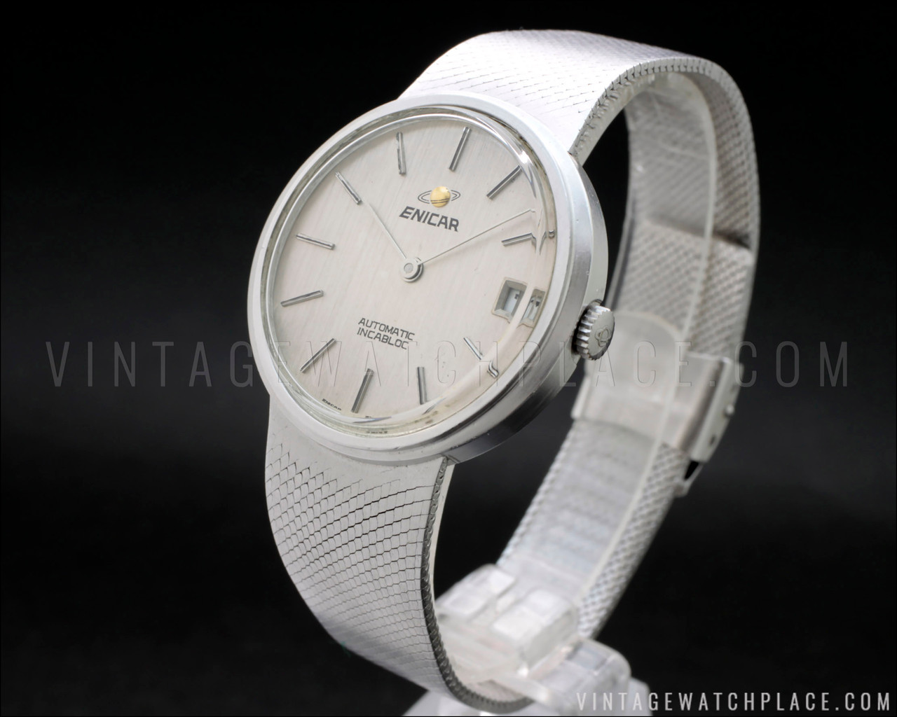New Old Stock 70's Enicar automatic vintage watch, NOS in perfect ...