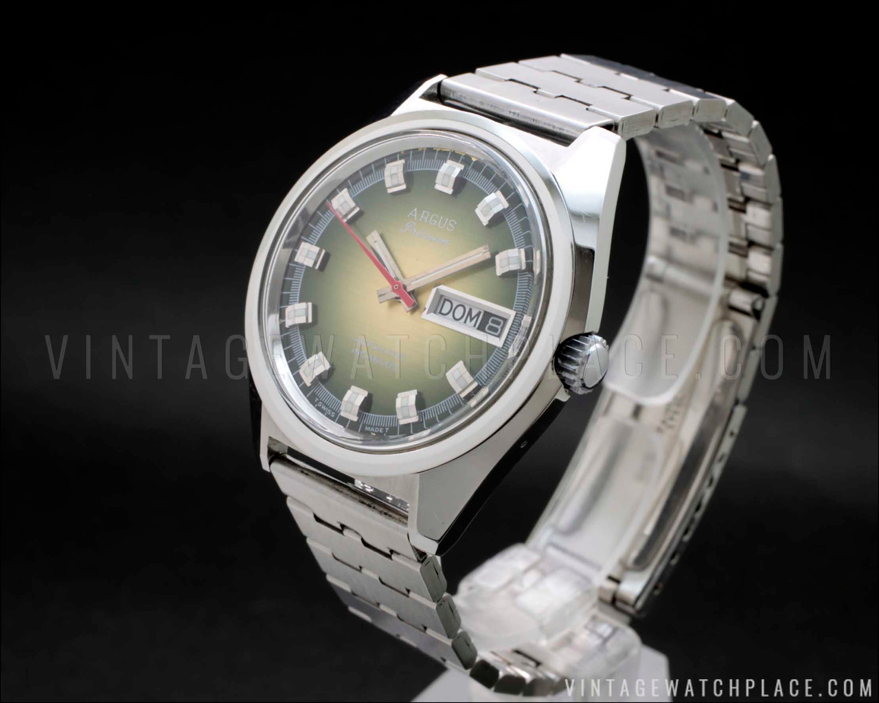 New Old Stock 1970's Argus automatic vintage watch, NOS, in excellent ...