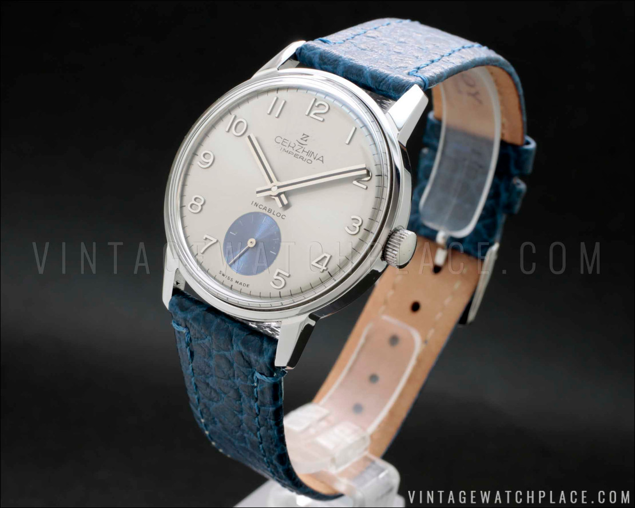 New Old Stock 60's Cerzhina dress mechanical vintage watch, Unitas 6310 ...