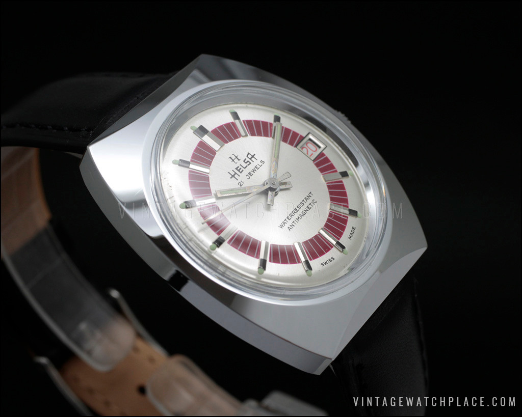 New Old Stock Helsa mechanical vintage watch, Swiss made, casual with a ...