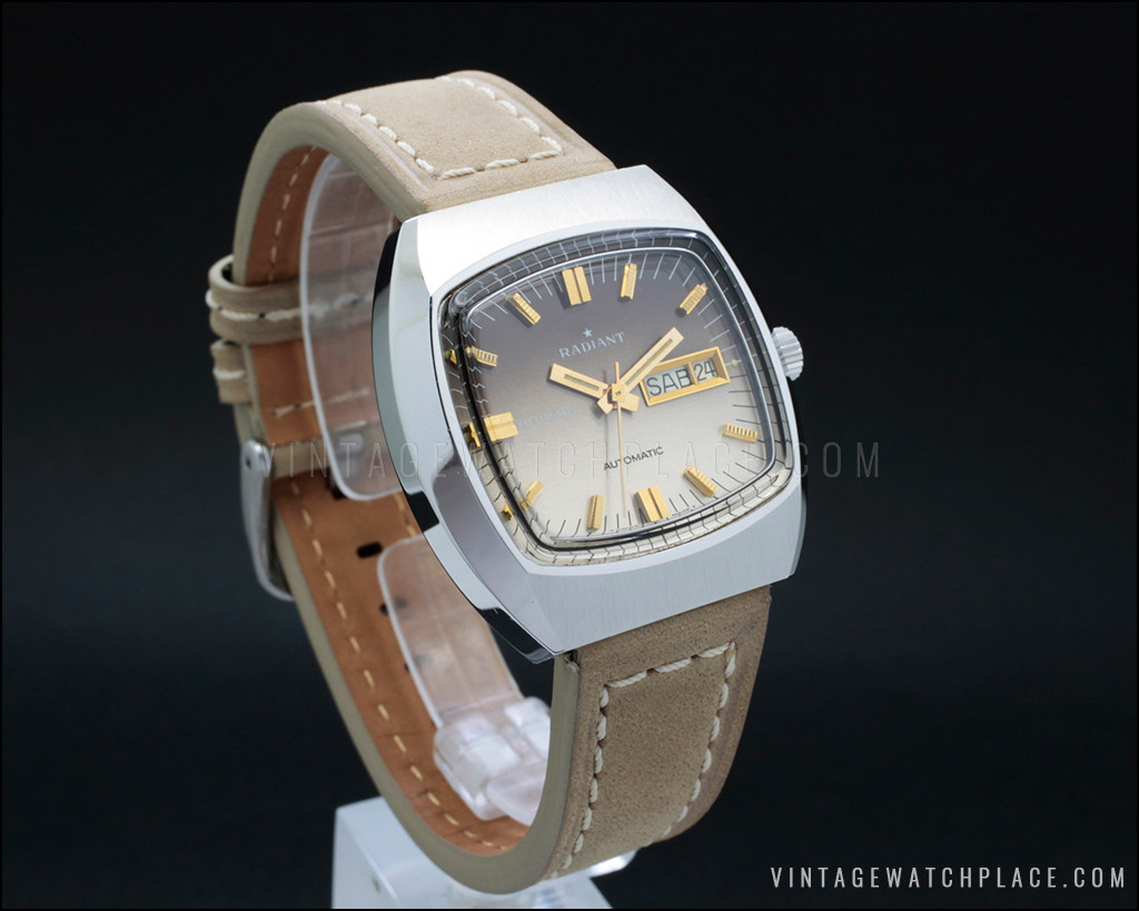 New Old Stock Radiant Blumar Automatic vintage watch from the 70's, NOS ...