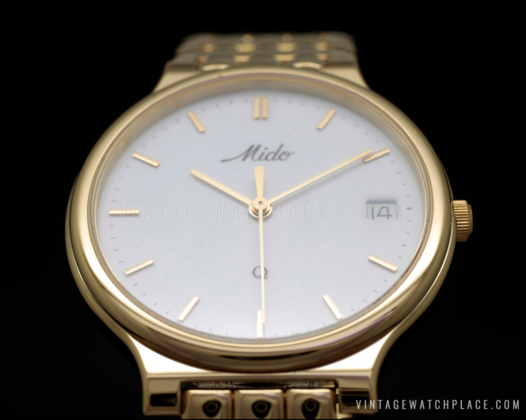 New Old Stock Men's Mido quartz Dress vintage watch, from the 80's, all ...