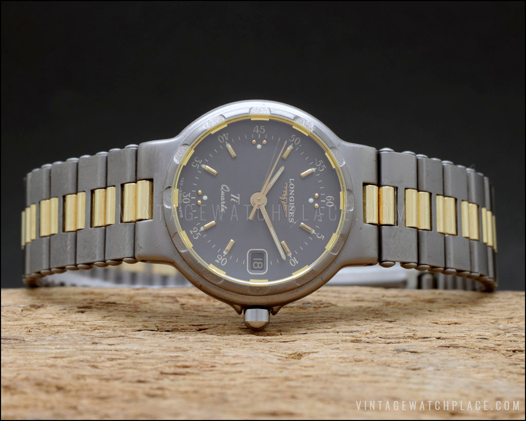 New Old Stock Ladies' Longines Conquest Titanium/gold quartz, with ...