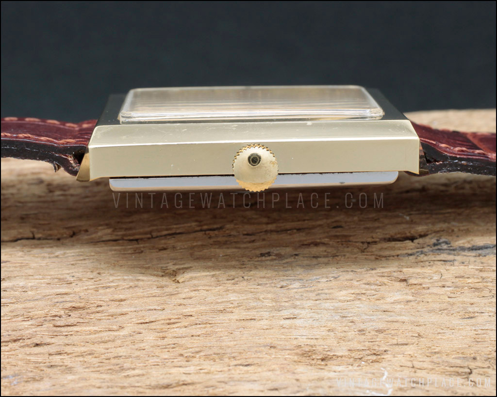 New Old Stock Exactus mechanical vintage watch, rare fancy shape, 70's ...