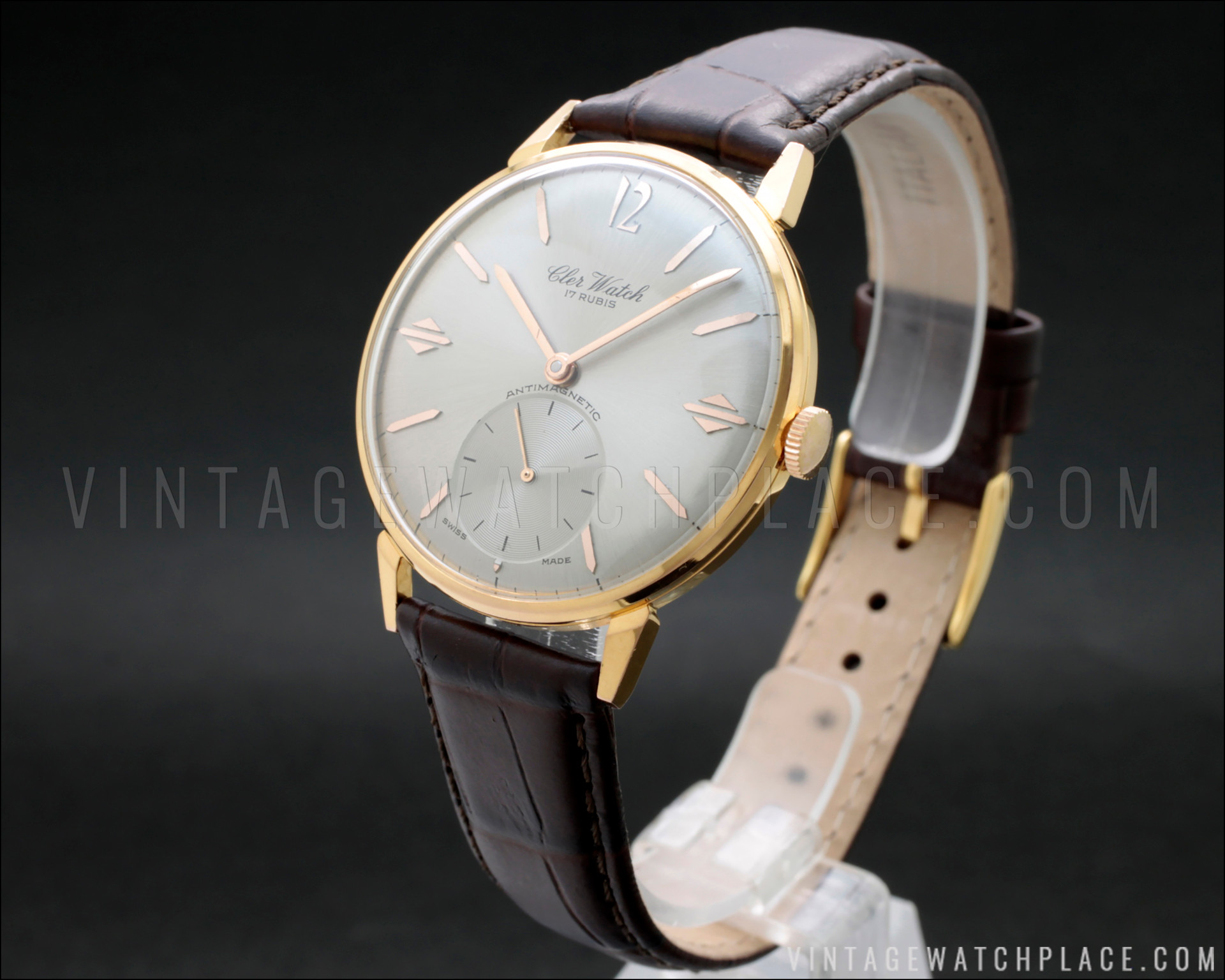 New Old Stock 60's Cler Watch dress mechanical vintage watch, fancy ...