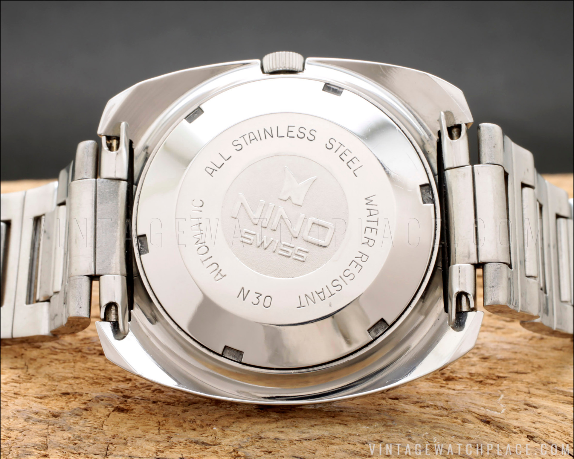 New Old Stock 70's Nino Crystal automatic vintage watch, AS 2066, rare ...