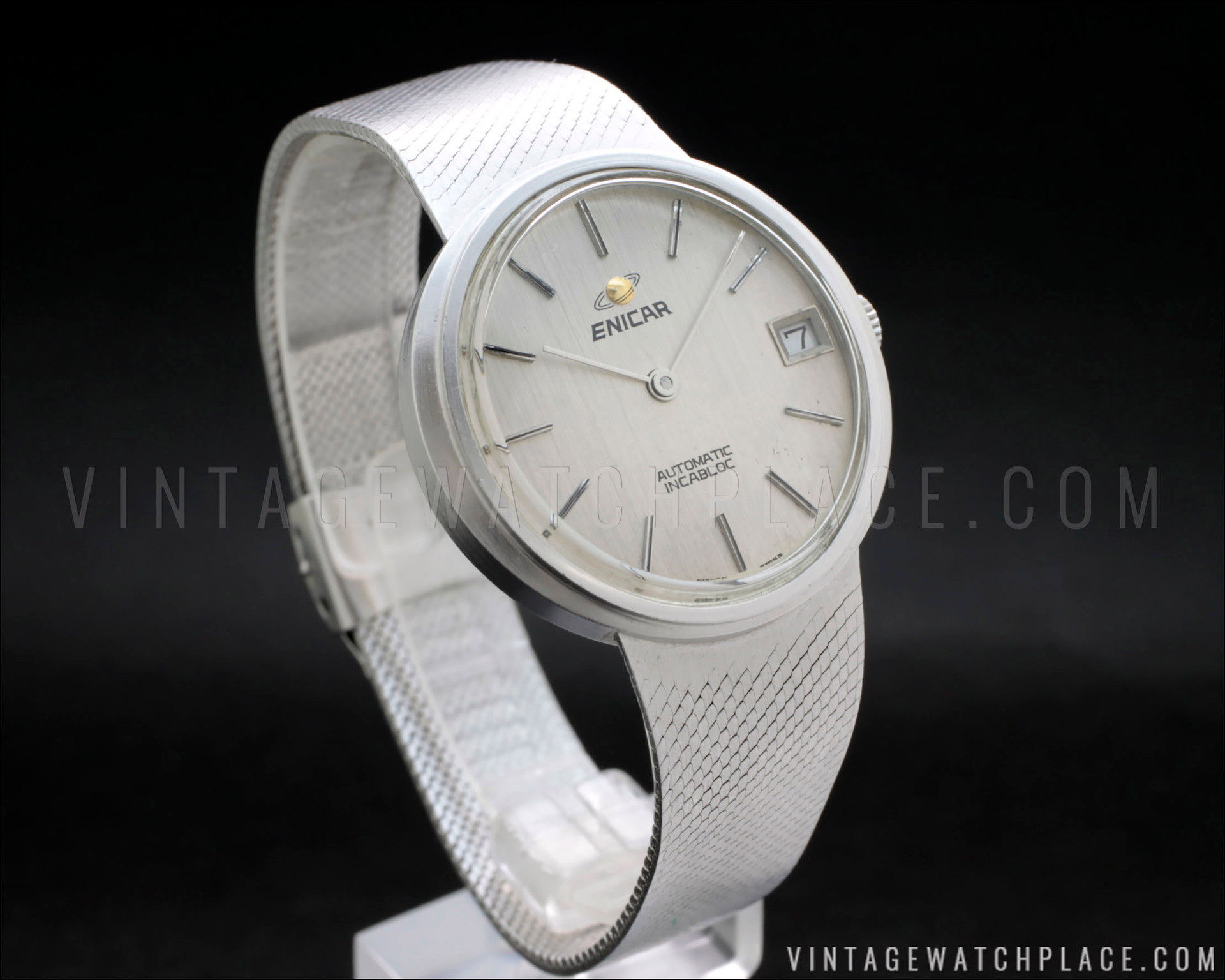 New Old Stock 70's Enicar automatic vintage watch, NOS in perfect ...