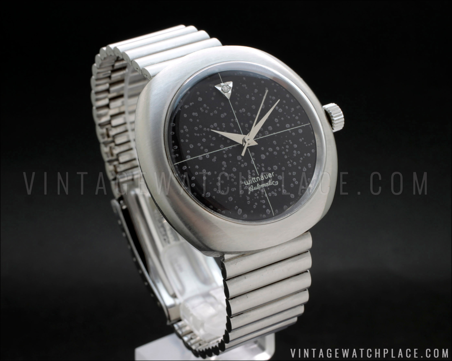 New Old Stock rare Wittnauer automatic vintage watch, big and strong ...