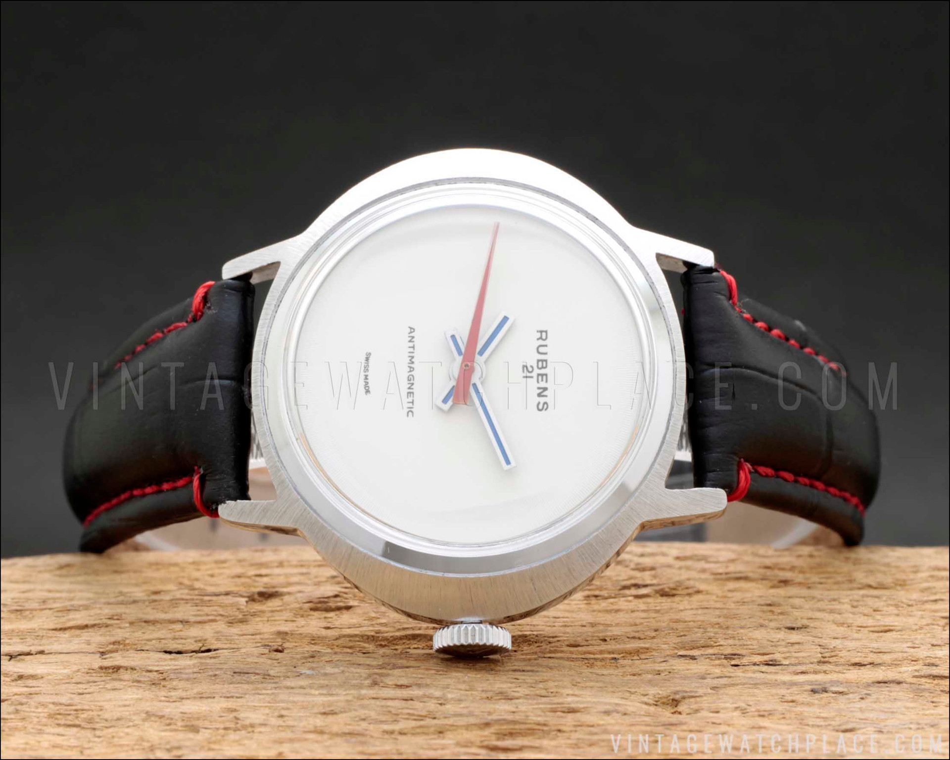 New Old Stock 70's rare Rubens 21 mechanical vintage watch, beautiful ...