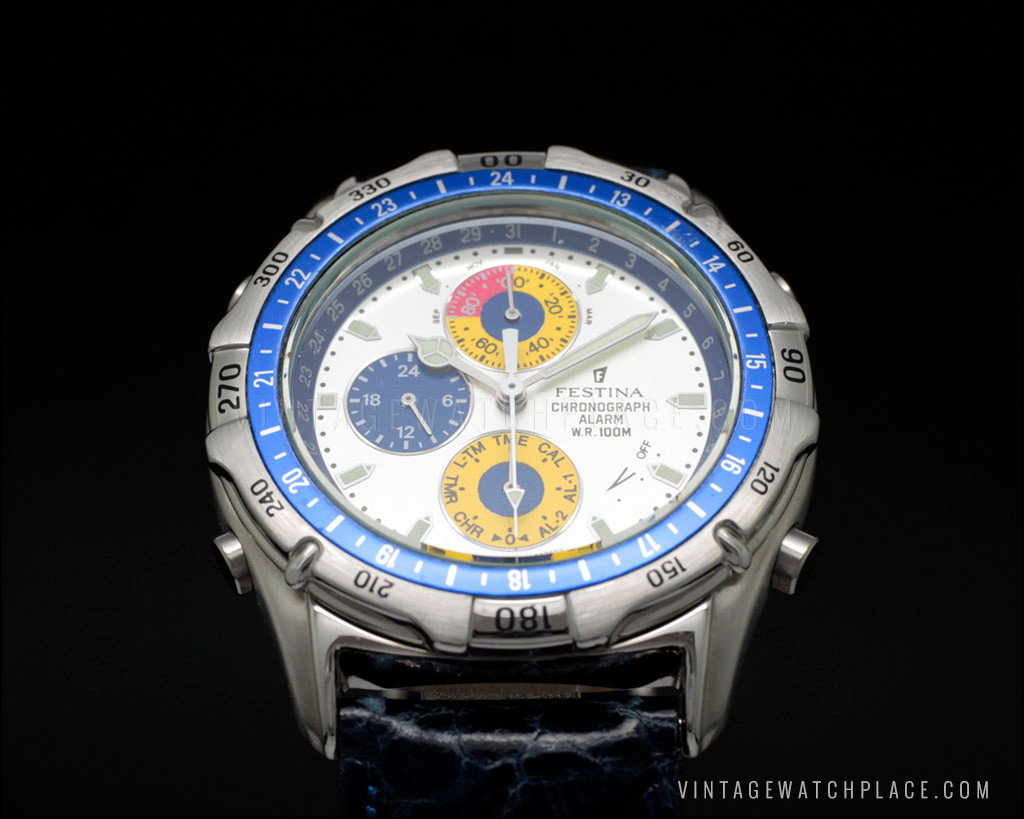 New Old Stock Festina dancing hands Chronograph vintage watch, Miyota ...